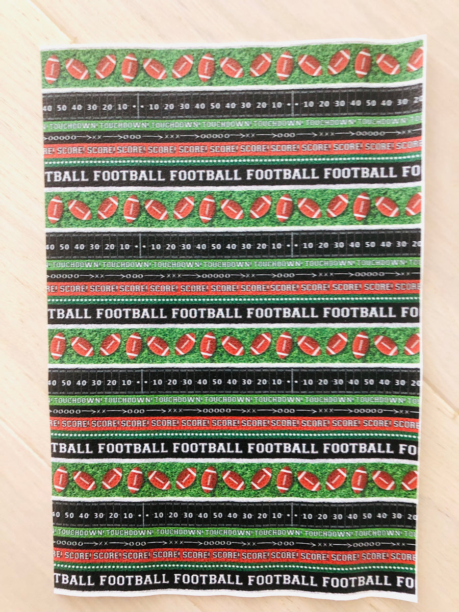 Printed Faux Leather Football – UniqueRTS Leather