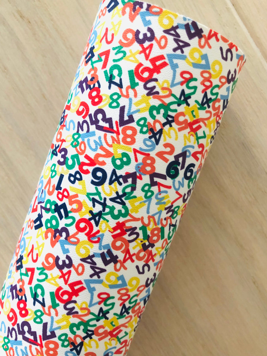 Custom Printed Faux Leather Numbers – UniqueRTS Leather