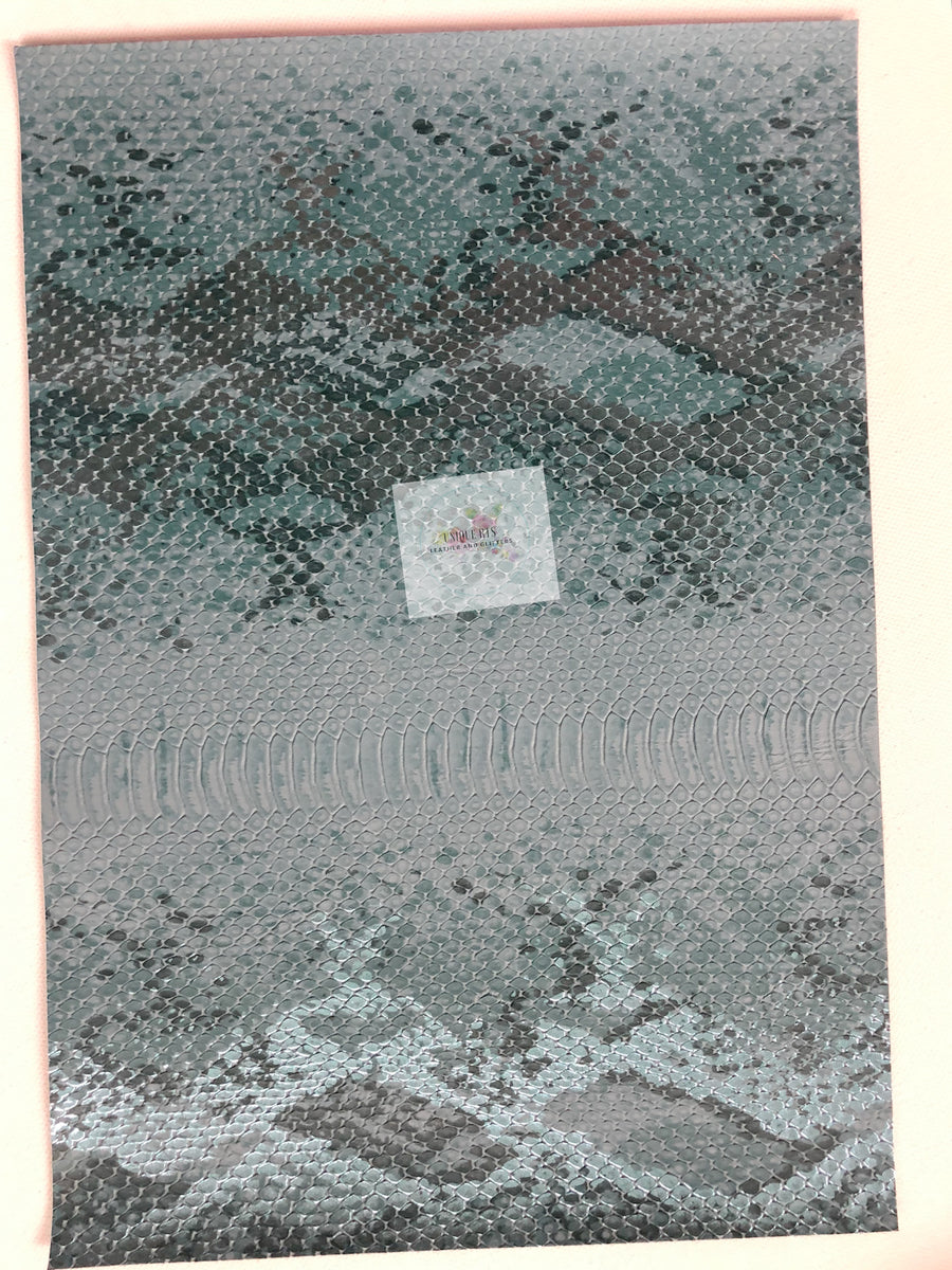 Textured Metallic Snake Skin Faux Leather – UniqueRTS Leather